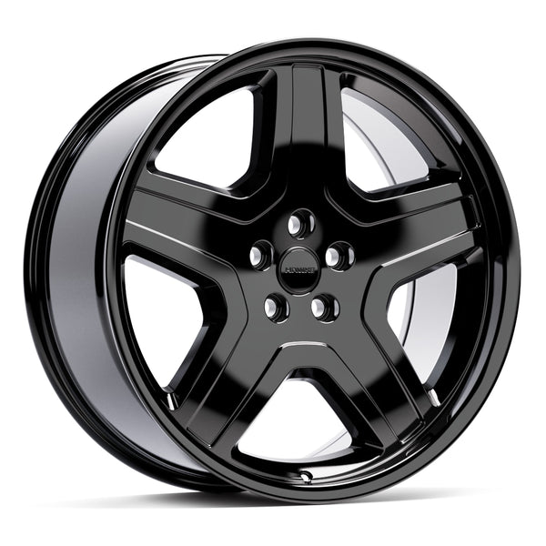 22 inch Hawke Deviant Alloy Wheel | Gloss Black | 5x120 Bolt pattern ...