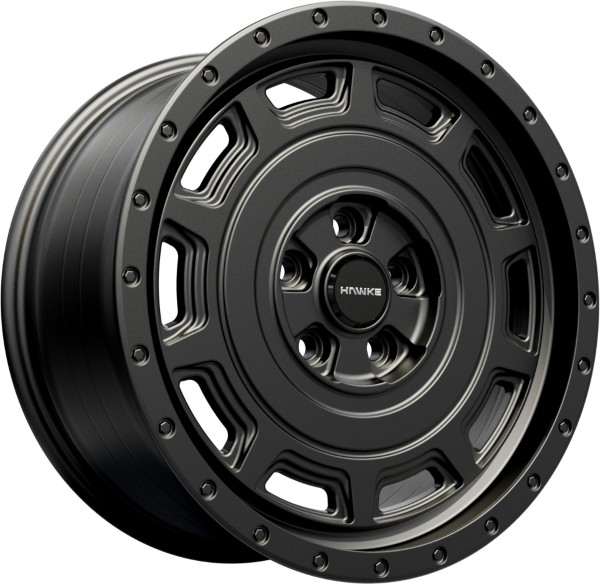 18 inch Hawke Hydra Alloy Wheel | Matt Black (Land Rover Defender ...