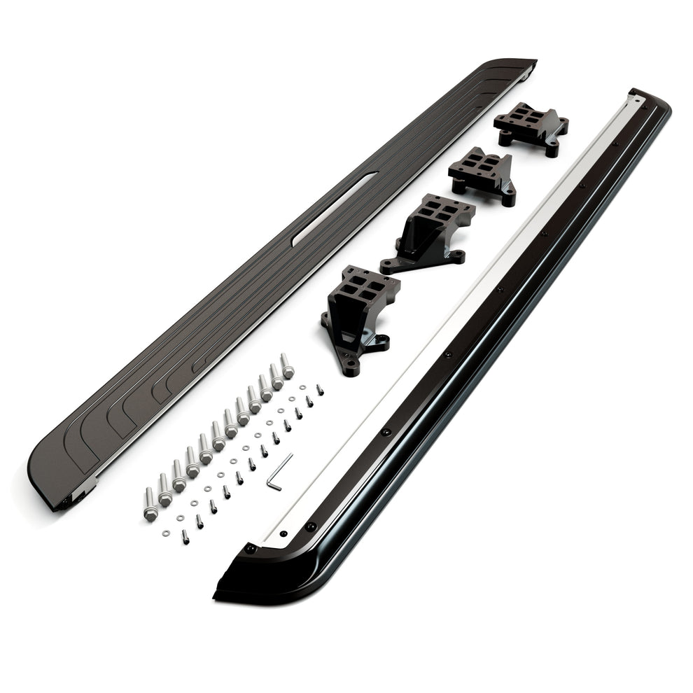 Shop Pattern Side Steps - Black Range Rover & Sport (L460/L461 2022 ...